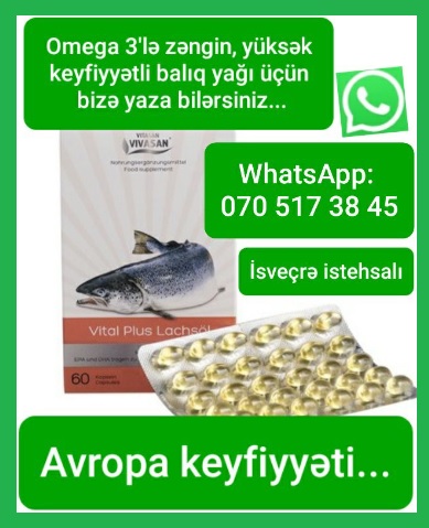 Omega-3 balıq yağı əldə etmək istəyənlərin diqqətinə!…